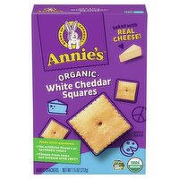 Annie's Organic White Cheddar Squares Baked Crackers, 7.5 oz - ShopRite