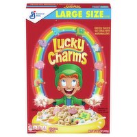 General Mills Lucky Charms Frosted Toasted Oat Cereal with Marshmallows ...