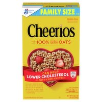 General Mills Cheerios Toasted Whole Grain Oat Cereal Family Size, 1 lb ...