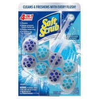 Soft Scrub 4-in-1 Automatic Toilet Cleaner Rim Hangers, 1.76 oz, 2 ...