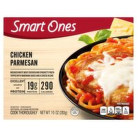 Smart Ones Chicken Parmesan with Spaghetti, Marinara Sauce & Mozzarella ...