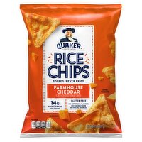 Quaker Farmhouse Cheddar Rice Chips, 2.5 oz - ShopRite