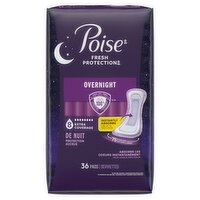 Poise Fresh Protection Overnight Extra Coverage Pads, 36 count - ShopRite
