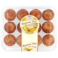 Café Valley Bakery Banana Nut Mini Muffins, 12 count, 10.5 oz - ShopRite