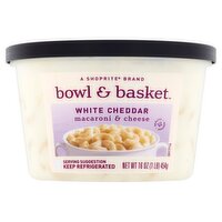 Bowl & Basket White Cheddar Macaroni & Cheese, 16 oz - ShopRite