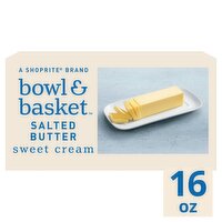 Bowl & Basket Sweet Cream Salted Butter KFP, 4 count, 16 oz - ShopRite