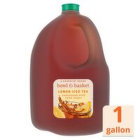 Bowl & Basket Lemon Iced Tea Sweetened with Cane Sugar, 1 gallon - ShopRite