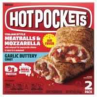 Hot Pockets Italian Style Meatballs & Mozzarella Garlic Buttery Crust ...