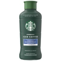 Starbucks Iced Coffee Premium Coffee Beverage Vanilla Medium Roast 48 ...