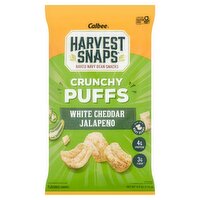 Calbee Harvest Snaps White Cheddar Jalapeno Crunchy Puffs Flavored ...