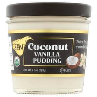 Zen Coconut Vanilla Pudding, 4.5 oz - Gourmet