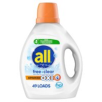 All Free Clear Advanced Oxi Liquid Detergent, 49 loads - ShopRite