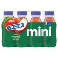 Snapple Mini Apple Juice Drink, 8 fl oz, 8 count - The Fresh Grocer