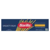 Barilla Spaghetti Rigati Pasta, 16 oz. Box - Non-GMO Pasta Made with ...