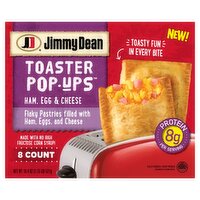 Jimmy Dean Ham, Egg & Cheese Toaster Pop-Ups, 8 count, 18.4 oz - ShopRite