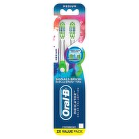 Oral-B Indicator Color Collection Medium Toothbrushes Value Pack, 2 ...