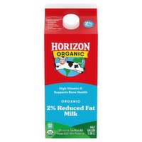 Horizon Organic Organic 2% Reduced Fat Milk, half gallon - Gourmet