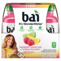 Bai It's WonderWater Raspberry Lemon Lime by Sydney Sweeney Antioxidant ...
