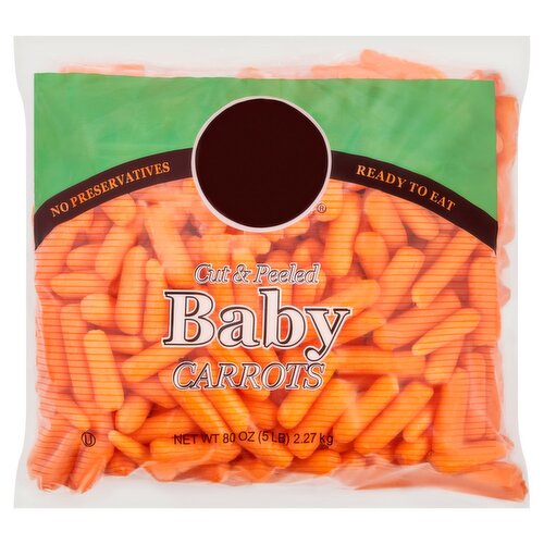 Baby Carrots, 5lb Bag, 5 pound - ShopRite