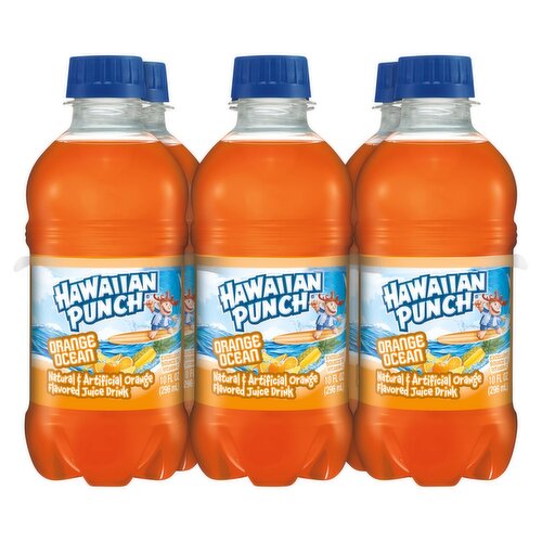Hawaiian Punch Orange Ocean Juice Drink, 6 count, 10 fl oz - The Fresh ...