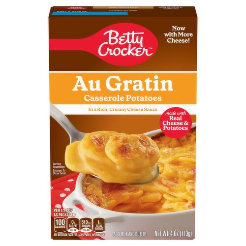 Betty Crocker Au Gratin Casserole Potatoes, 4 oz - ShopRite