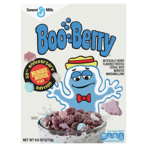 General Mills Boo Berry Monster Mash Cereals with Monster Marshmallows ...