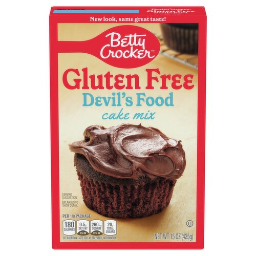 Betty Crocker Gluten Free Devil's Food Cake Mix, 15 oz - ShopRite