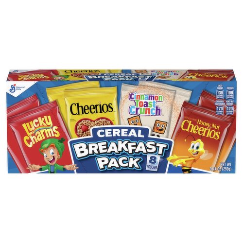 General Mills Breakfast Pack Cereal, 8 count, 9.14 oz - Fairway