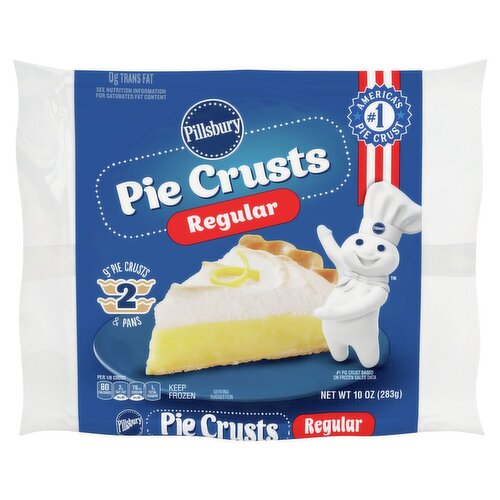 Pillsbury Regular Pie Crusts & Pans, 2 count, 10 oz - Fairway