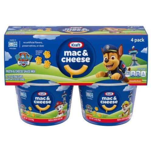 Kraft Paw Patrol Pasta & Cheese Sauce Mix, 1.9 oz, 4 count - The Fresh ...