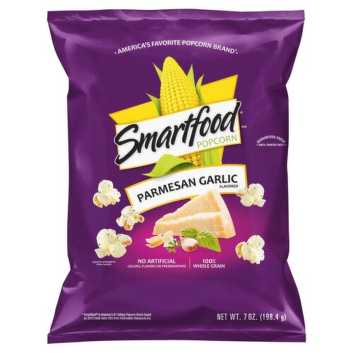 Smartfood Parmesan Garlic Flavored Popcorn, 7 oz - ShopRite