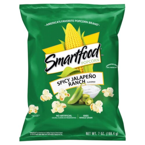 Smartfood Spicy Jalapeño Ranch Flavored Popcorn, 7 oz - ShopRite