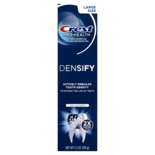 Crest Pro-Health Densify Actively Rebuilds Tooth Density Clean Fluoride ...