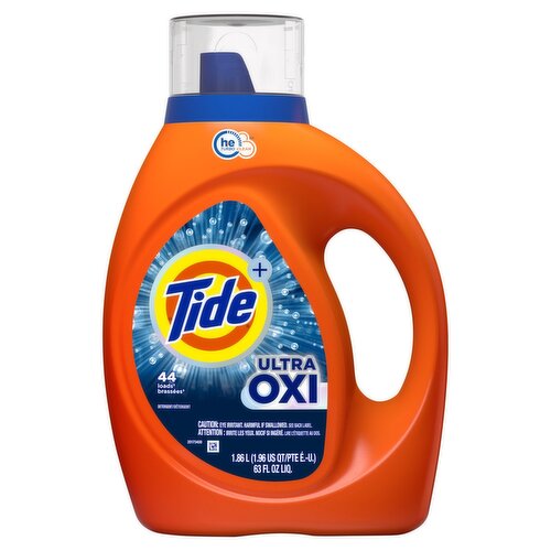 Tide+ Ultra Oxi Detergent, 44 loads, 63 fl oz - Fairway