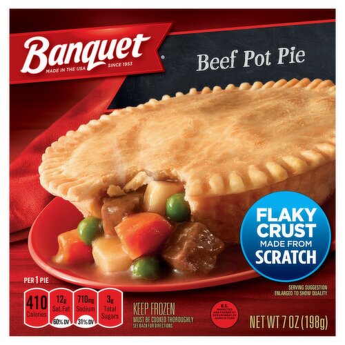 Banquet Beef Pot Pie, 7 oz - ShopRite