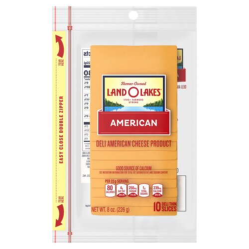 Land O Lakes Deli American Cheese Product, 10 count, 8 oz - Fairway