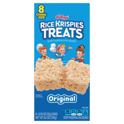 Kellogg's Rice Krispies Treats Original Crispy Marshmallow Squares, 0. ...