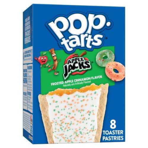 Pop-Tarts Apple Jacks Frosted Apple Cinnamon Flavor Toaster Pastries, 8 ...
