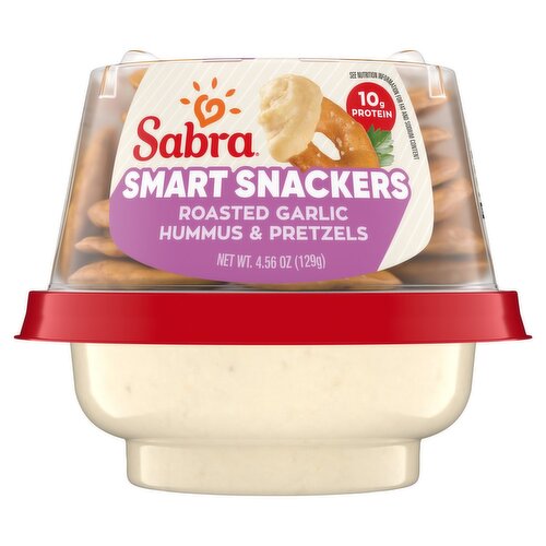 Sabra Smart Snackers Roasted Garlic Hummus & Pretzels, 4.56 oz - ShopRite