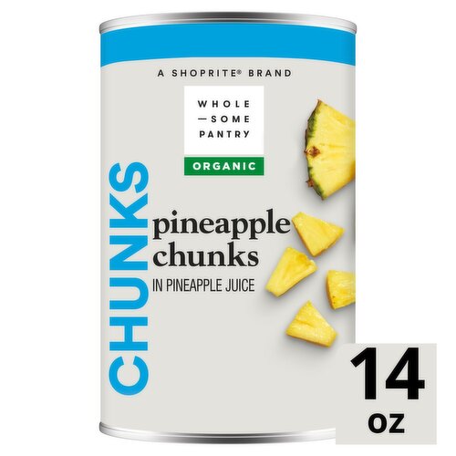 Wholesome Pantry Organic Pineapple Chunks in Pineapple Juice, 14 oz ... Wholesome Pantry Organic Pineapple Chunks in Pineapple Juice, 14 oz ...