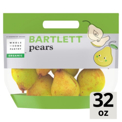 Wholesome Pantry Organic Bartlett Pears, 32 oz - ShopRite
