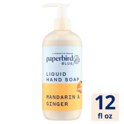 Paperbird Blue Mandarin & Ginger Liquid Hand Soap, 12 fl oz - ShopRite