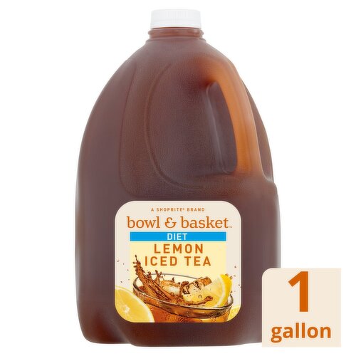 Bowl & Basket Diet Lemon Iced Tea, 1 gallon - ShopRite