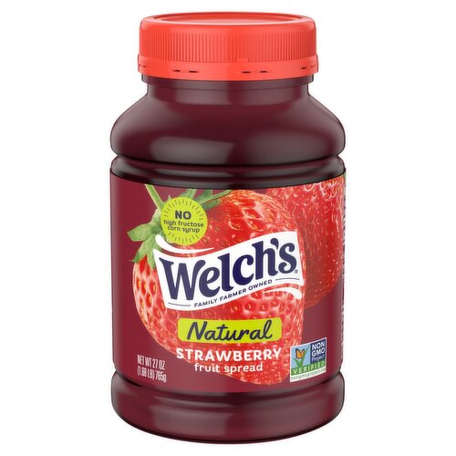 Welch's Natural Strawberry Fruit Spread, 27 oz - ShopRite