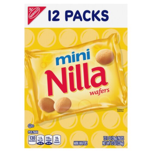 Nabisco Nilla Mini Wafers, 1 oz, 12 count - ShopRite