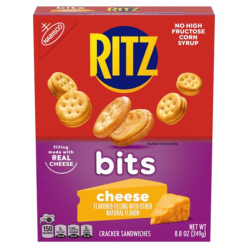 Nabisco Ritz Bits Cheese Cracker Sandwiches, 8.8 oz - ShopRite