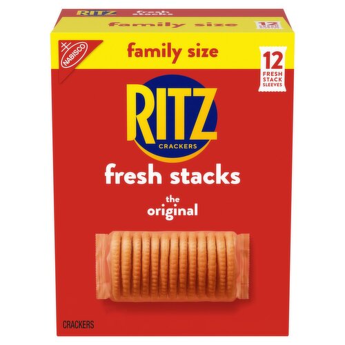 Nabisco Ritz Fresh Stacks The Original Crackers Family Size, 12 count ...