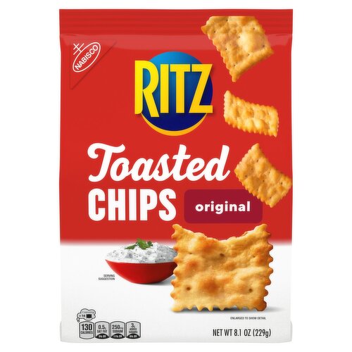 Nabisco Ritz Original Toasted Chips, 8.1 oz - ShopRite