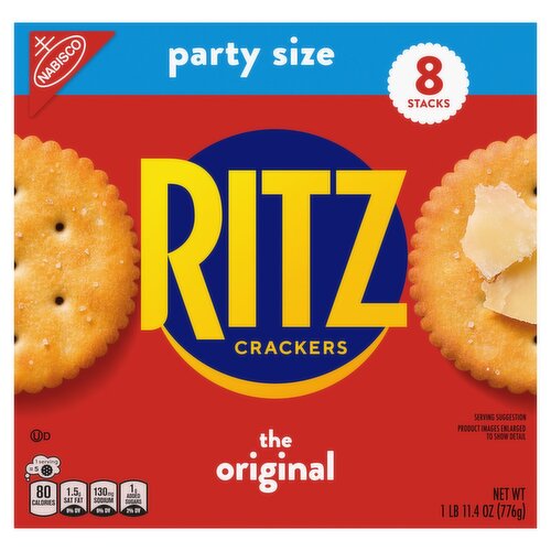 Nabisco Ritz The Original Crackers Party Size, 8 count, 1 lb 11.4 oz ...