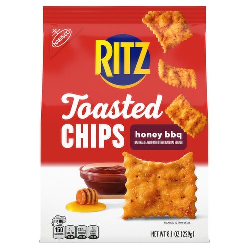 Nabisco Ritz Honey BBQ Toasted Chips, 8.1 oz - ShopRite